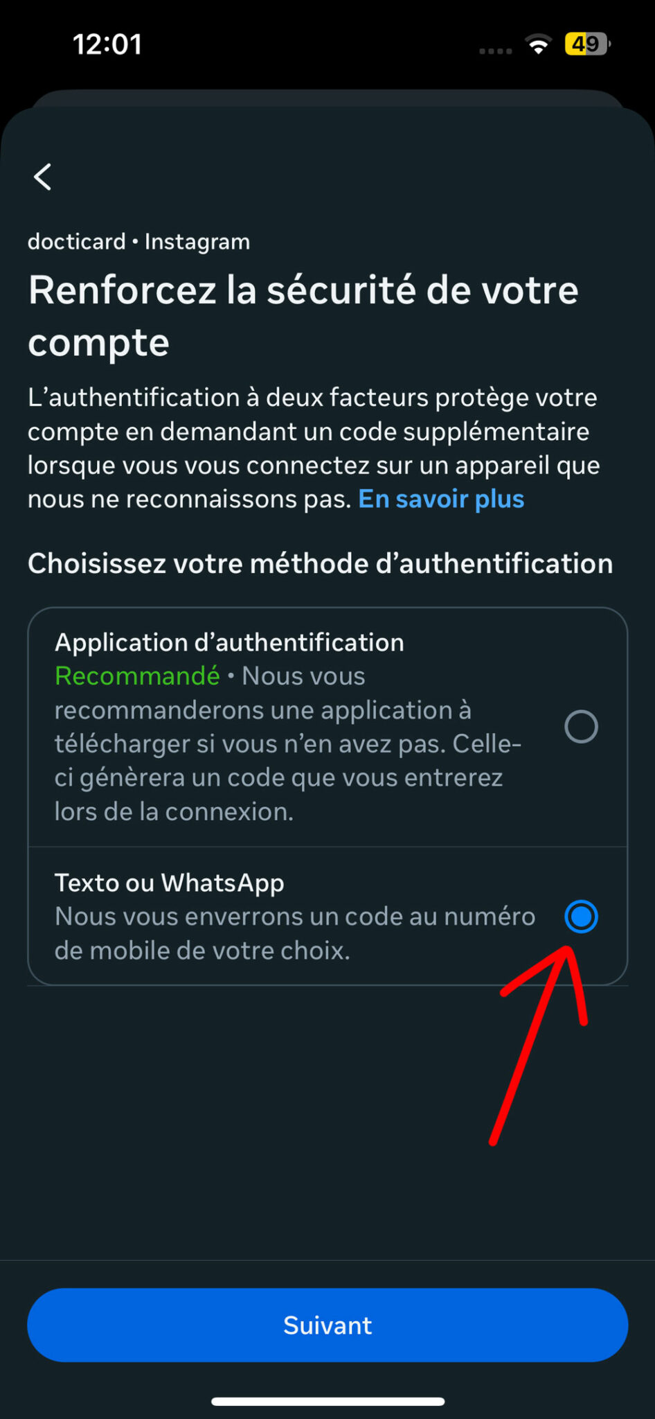 Sécuriser votre compte Instagram - authentification à 2 facteurs - Resonance communication